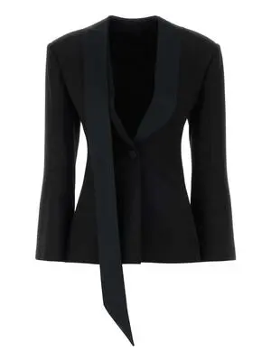 Attico Wool Blazer - Black