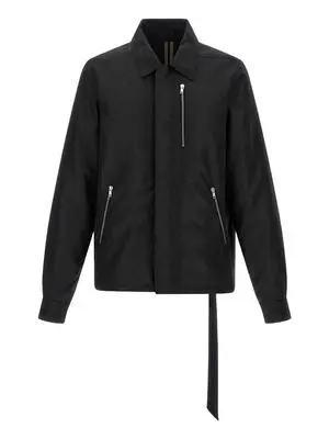 Rick Owens Concealed Zipper Jacket - Black