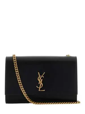 Saint Laurent Leather Kate Crossbody Bag - Black