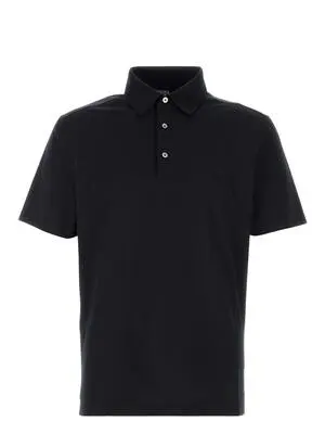 Zegna Midnight Piquet Polo Shirt - Blue