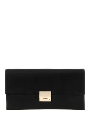TOM FORD Satin Clutch - Black