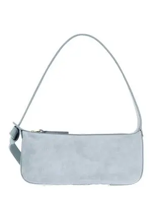 Bottega Veneta Light- Suede And Nappa Leather Nodo Shoulder Bag - Blue