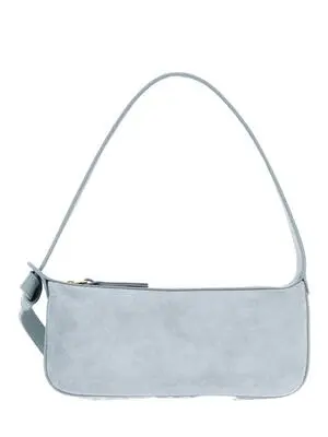 Bottega Veneta BOTTEGA VENETA Suede And Nappa Leather Nodo Shoulder Bag Blue