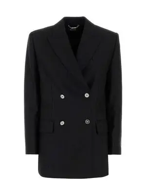 Versace Wool Blazer - Black