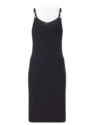 Gucci Horsebit Jersey Midi Dress - Black