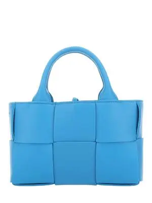 BOTTEGA VENETA Bottega Veneta Women Turquoise Leather Candy Arco Handbag