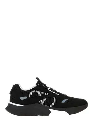 Valentino Garavani VALENTINO GARAVANI Suede And Mesh Demivee Sneakers Black
