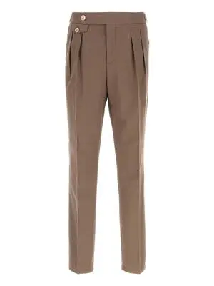 Brunello Cucinelli Cotton Pant - Brown