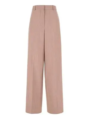 Stella McCartney Wool Loose Pants - Multicolor