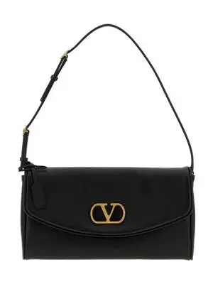 Valentino Garavani Nappa Leather Devain Shoulder Bag - Black