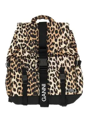 GANNI Recycled Fabric Backpack - Multicolor