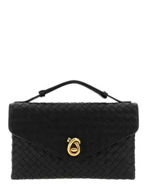 Bottega Veneta Knot Lock Handbag - Black
