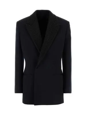 Bottega Veneta Wool Blazer - Blue