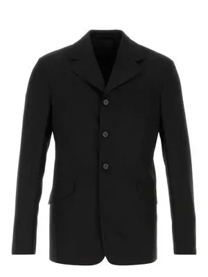 JIL SANDER Wool Blazer - Black