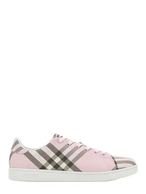 Burberry Embroidered Canvas Sneakers - Multicolor