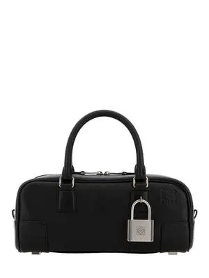 Loewe Leather Amazona 23 Handbag - Black