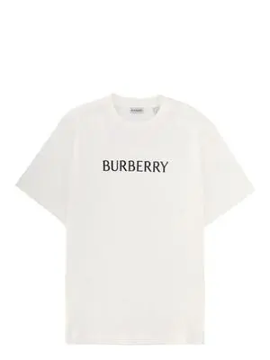 Burberry Burberry Men Logo T-Shirt Cream