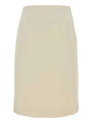JIL SANDER Crepe Skirt - White