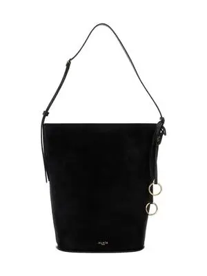 Alaïa Suede Bucket Bag - Black