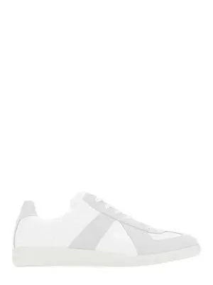 MAISON MARGIELA Maison Margiela Men Two-Tone Leather Replica Sneakers Multicolor
