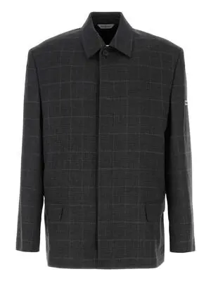 Balenciaga BALENCIAGA Embroidered Wool Blazer Multicolor