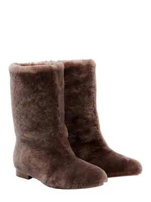 GABRIELA HEARST Tina Shearling Mid-calf Boots