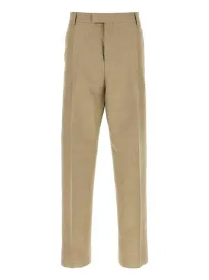 FERRAGAMO Cotton Blend Pant - Brown