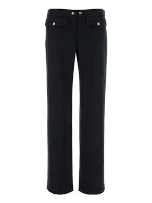 Alexander McQueen Wool Pant - Blue