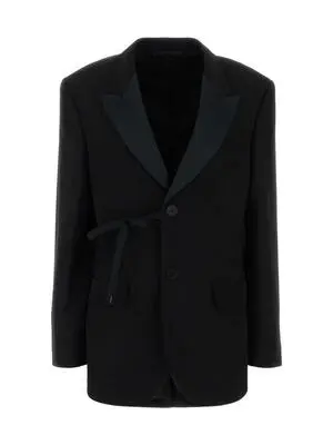Balenciaga Wool Blazer - Black