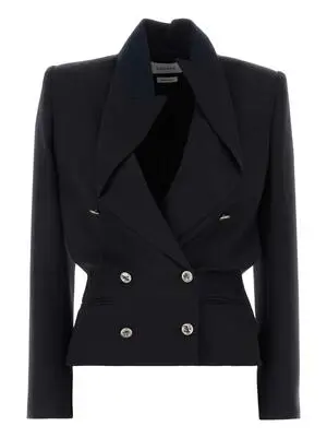 Alexander McQueen Wool Blazer - Blue