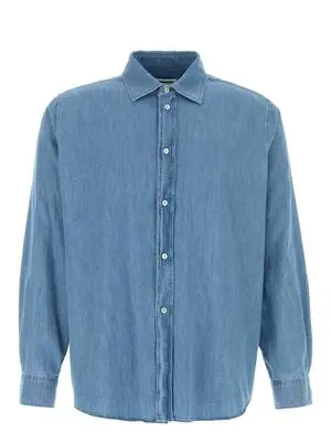 JIL SANDER Jil Sander Men Light Blue Chambray Shirt