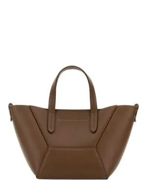 Brunello Cucinelli Mid Leather Handbag - Brown