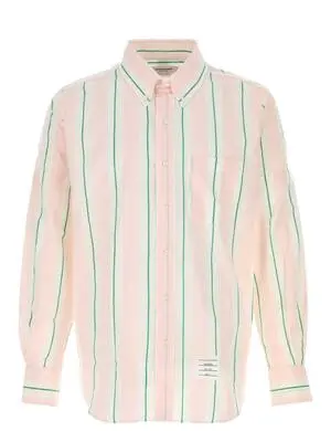 Thom Browne Embroidered Cotton Shirt - Multicolor