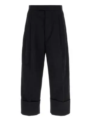 Thom Browne Cotton Wide-leg Pant - Blue