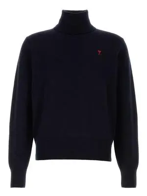AMI Paris Wool Sweater - Blue
