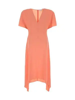 Stella McCartney Salmon Satin Dress - Pink
