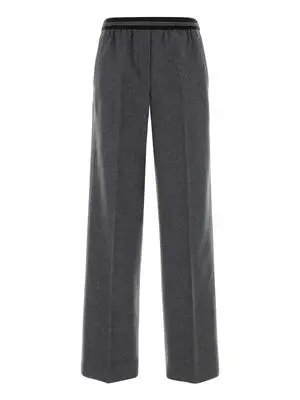 Miu Miu Wool Blend Pant - Gray