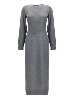 Givenchy Long Knit Dress - Gray
