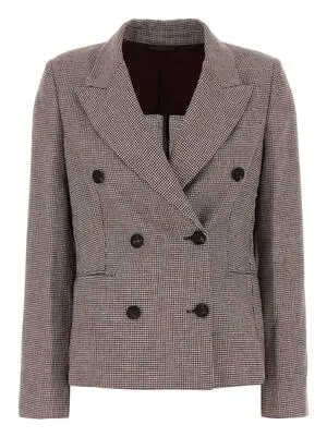 Brunello Cucinelli Embroidered Jersey Blazer - Multicolor