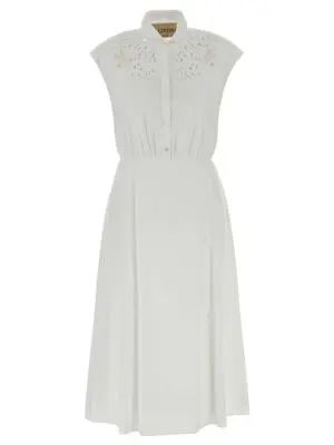 Valentino Garavani Poplin Dress - White