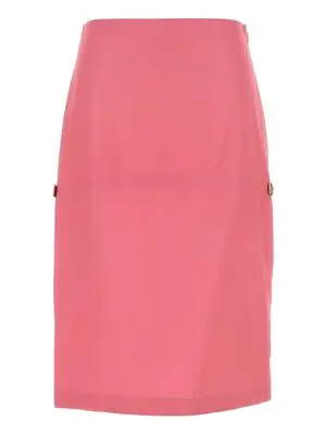 Fendi Viscose Blend Skirt - Pink