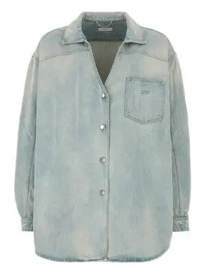 1989 STUDIO Denim Oversize Shirt - Blue