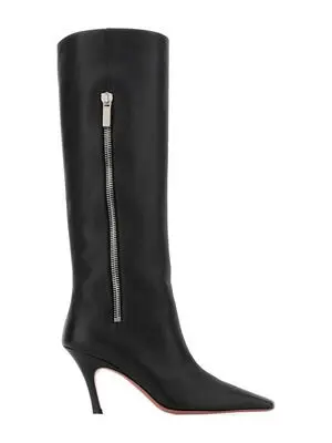 Amina Muaddi Mona Boots - Black