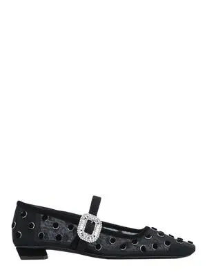 ROGER VIVIER Belle Vivier Embellished Mesh Babies - Multicolor