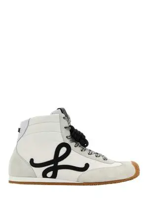 Loewe Nylon And Suede Ballet Runner 2.0 Sneakers - White