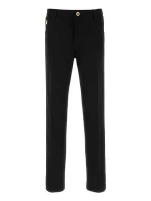 Versace Gabardine Chino Pant - Black