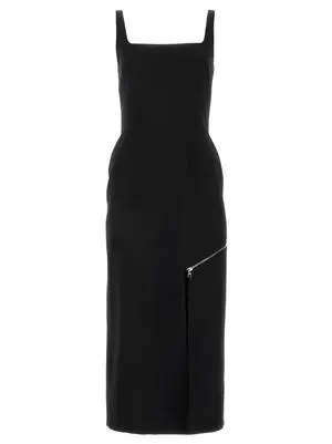 Alexander McQueen Twill Dress - Black
