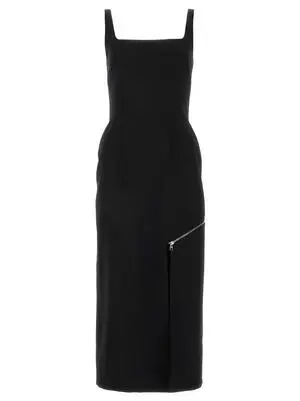 Alexander McQueen Twill Dress - Black