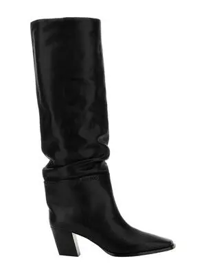 JIMMY CHOO Jimmy Choo Women Black Leather Hart 60 Boots