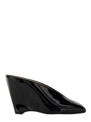 FERRAGAMO Leather Alicia Mules - Black